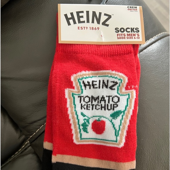 Underwear & Socks | Heinz Tomato Ketchup Red Men Socks Nwt New Fun ...